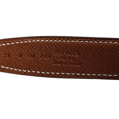 Hermès Constance Reversible Belt Leather Thin