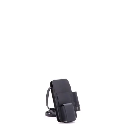 Hermès Hermesway Phone Case Crossbody Bag Epsom - Black