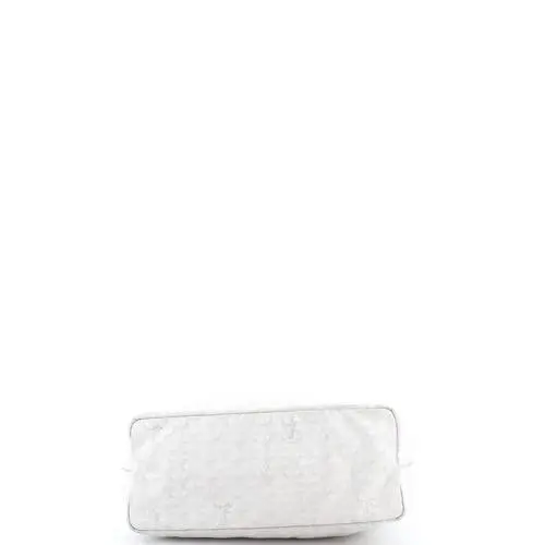 Goyard Saint Louis Tote Coated Canvas Pm - White