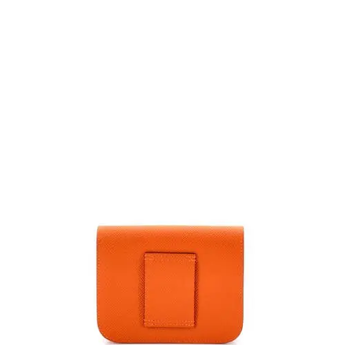 Hermès Constance Slim Wallet Epsom - Orange
