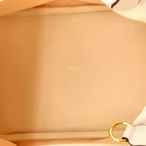 Hermès Cargo Picotin Lock Bag Canvas And Swift Pm - Nata
