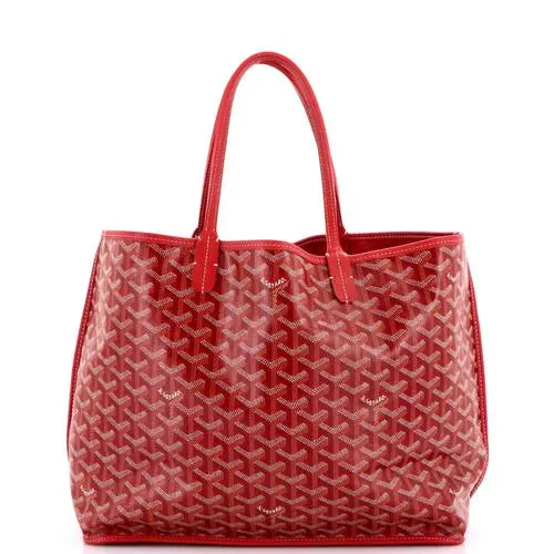 Goyard Anjou Reversible Tote Coated Canvas Pm - Red