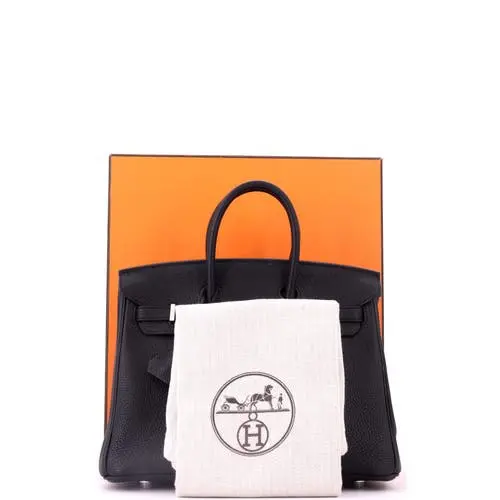 Hermès Birkin Handbag Togo With Palladium Hardware 25 - Black