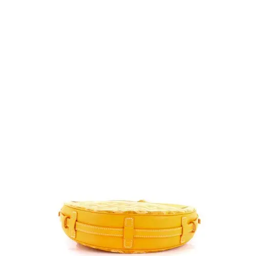 Goyard Hirondelle Shoulder Bag Coated Canvas And Leather - Yellow