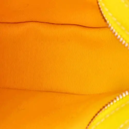 Goyard Hirondelle Shoulder Bag Coated Canvas And Leather - Yellow