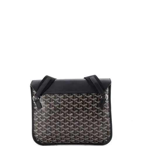 Goyard Coursier Messenger Bag Coated Canvas And Leather