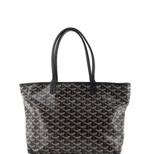 Goyard Artois Tote Coated Canvas Pm - Black