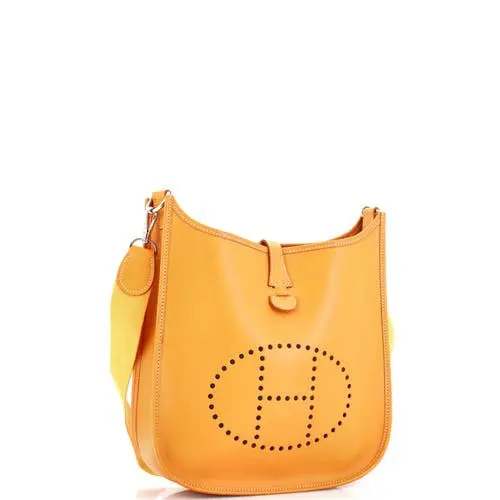 Hermès Evelyne Bag Gen I Chamonix Pm - White