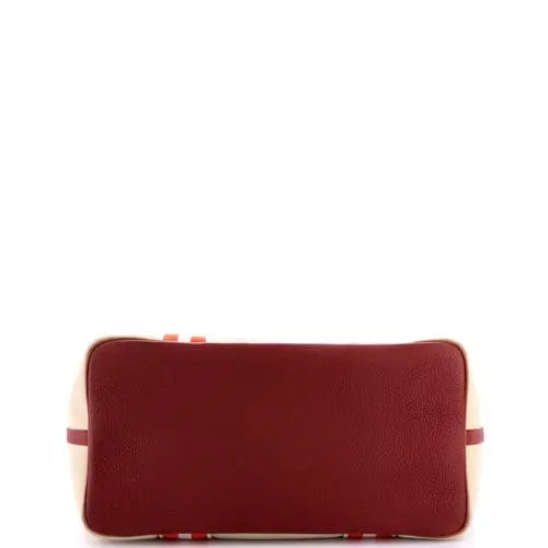 Hermès Pursangle Tote Canvas With Leather