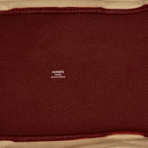 Hermès Pursangle Tote Canvas With Leather