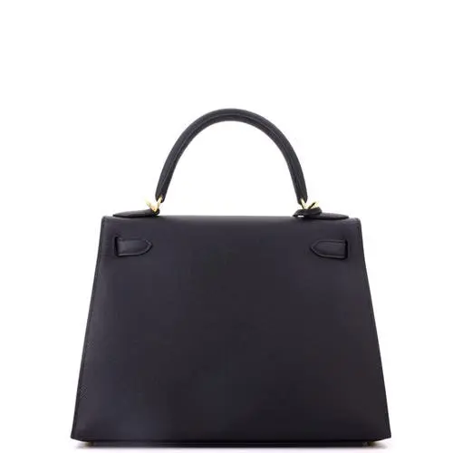 Hermès Kelly Handbag Epsom With Gold Hardware 28 - Black