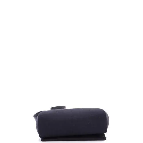 Hermès Herbag Zip Toile And Leather 20 - Black
