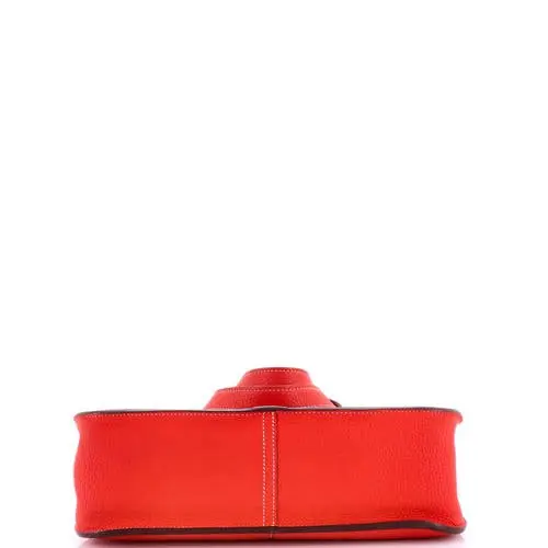 Hermès Halzan Bag Clemence 31 - Red
