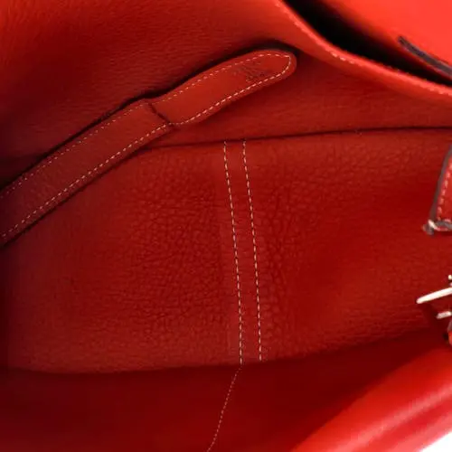 Hermès Halzan Bag Clemence 31 - Red