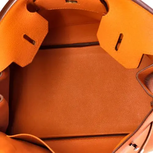Hermès Birkin Handbag Orange Epsom With Palladium Hardware 30 - Orange H
