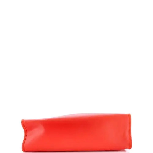 Hermès Herbag Zip Berline Vache Canvas And Leather 31 - Orange