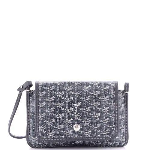 Goyard Plumet Clutch Wallet Coated Canvas - Grey