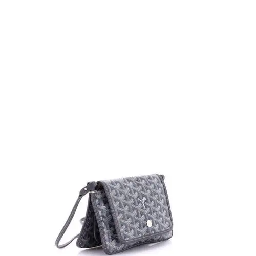 Goyard Plumet Clutch Wallet Coated Canvas - Grey