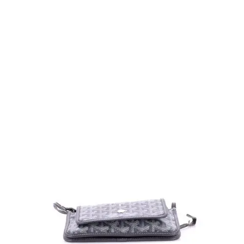 Goyard Plumet Clutch Wallet Coated Canvas - Grey