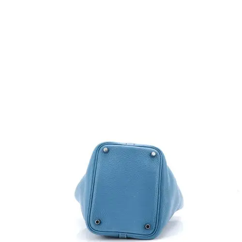 Hermès Picotin Bag Clemence Pm - Blue