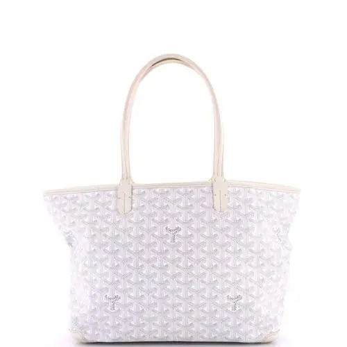 Goyard Artois Tote Coated Canvas Pm - White
