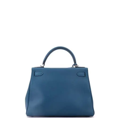 Hermès Kelly Handbag Epsom With Palladium Hardware 28