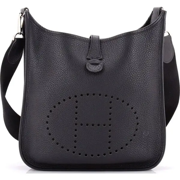Hermès Evelyne Bag Gen I Clemence Pm - Noir