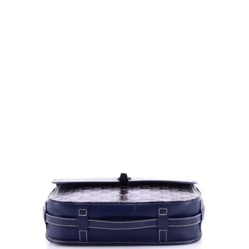Goyard Belvedere Ii Messenger Bag Coated Canvas Mm - Blue