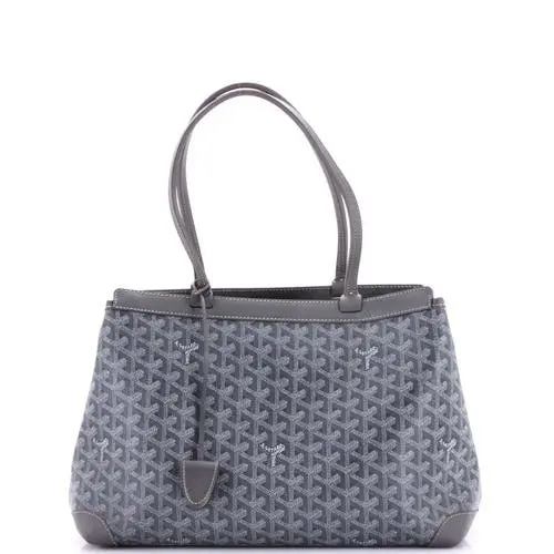 Goyard Bellechasse Bag Coated Canvas Pm - Grey