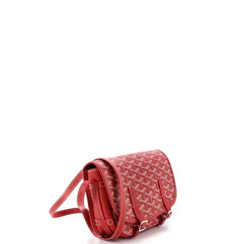Goyard Belvedere Messenger Bag Coated Canvas With Leather Pm