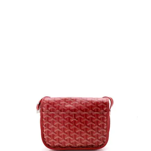 Goyard Belvedere Messenger Bag Coated Canvas With Leather Pm