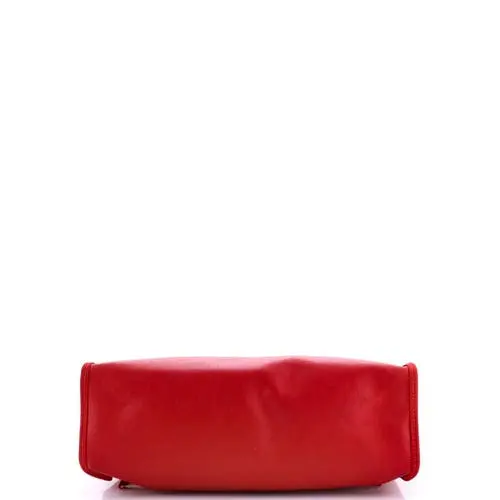Hermès Herbag Zip Berline Vache Canvas And Leather 31 - Red