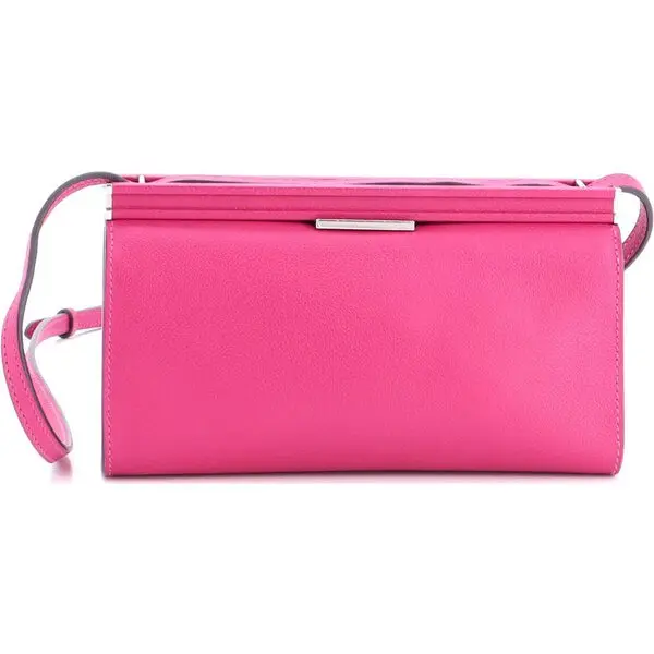 Hermès Clic-h Shoulder Bag Evercolor 21 - Pink