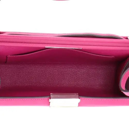 Hermès Clic-h Shoulder Bag Evercolor 21 - Pink