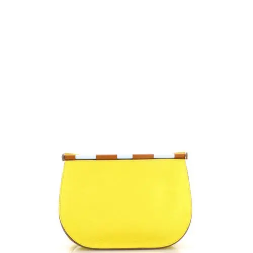 Hermès Saut Bag Clemence 25 - Yellow