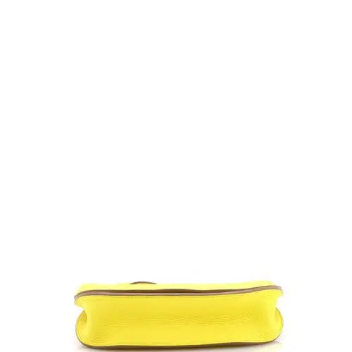 Hermès Saut Bag Clemence 25 - Yellow