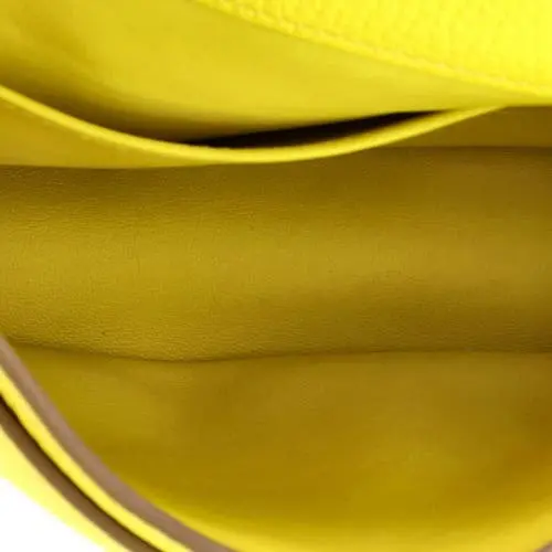 Hermès Saut Bag Clemence 25 - Yellow