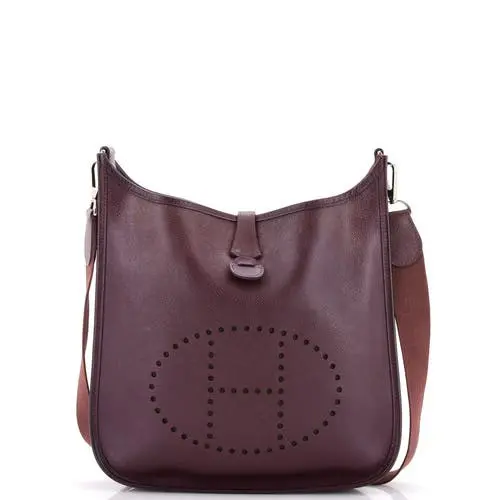 Hermès Evelyne Bag Gen Ii Epsom Pm - Red