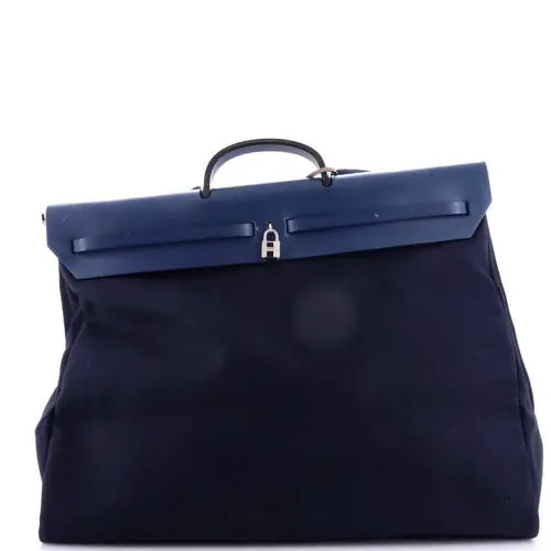 Hermès Herbag Cabine Toile And Leather