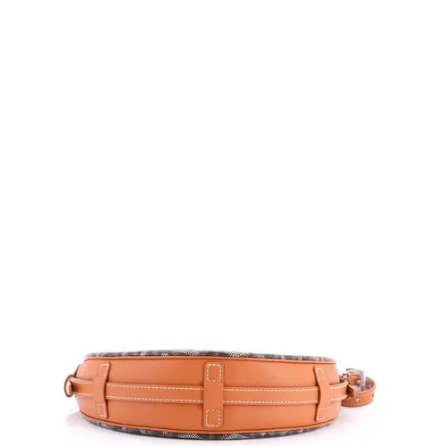 Goyard Hirondelle Shoulder Bag Coated Canvas And Leather - Brown