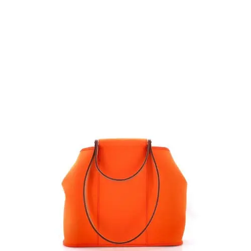 Hermès Cabag Handbag Toile And Leather 32