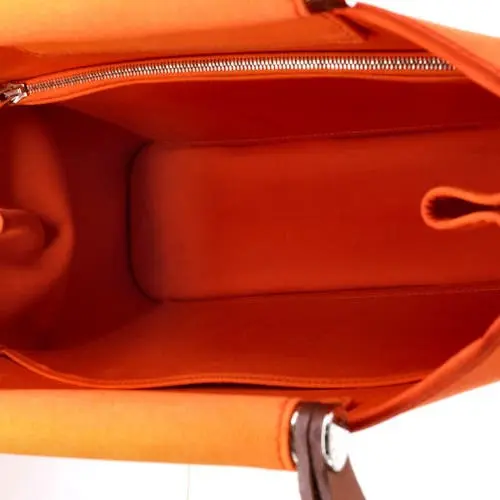 Hermès Cabag Handbag Toile And Leather 32