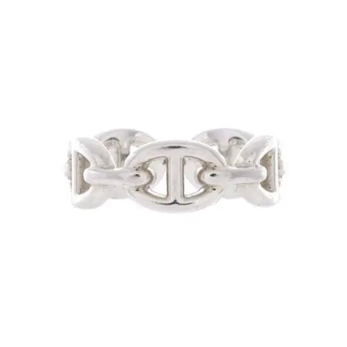 Hermès Chaine D'ancre Enchainee Ring Sterling Small - Silver