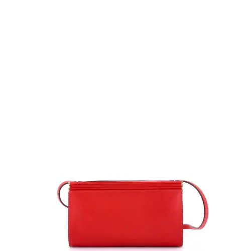 Hermès Clic-h Shoulder Bag Evercolor 21 - Red