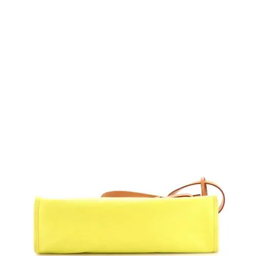 Hermès Herbag Zip Berline Vache Canvas And Leather 31
