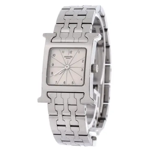 Hermès Heure H Quartz Watch Stainless Steel 21