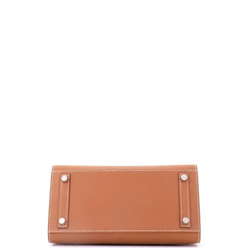 Hermès Birkin Sellier Bag Brown Epsom With Palladium Hardware 25