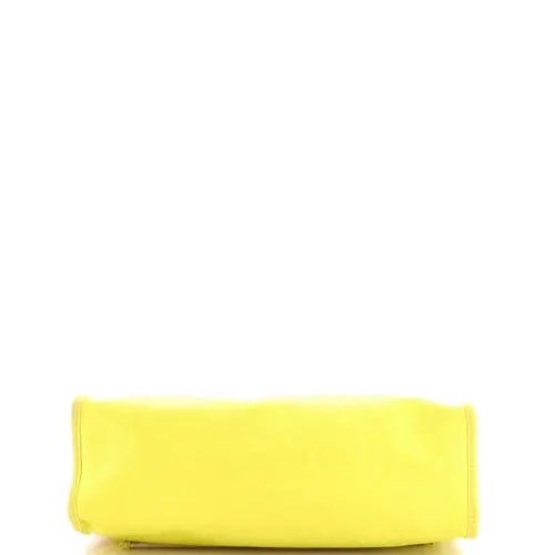 Hermès Herbag Zip Berline Vache Canvas And Leather 31 - Yellow