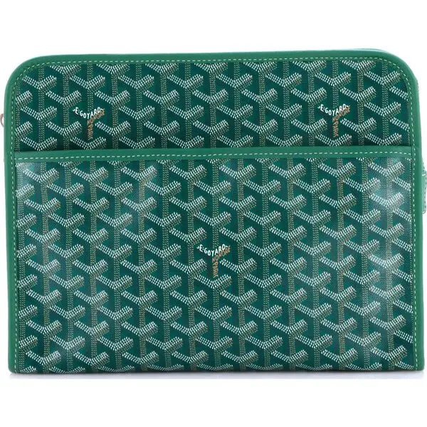 Goyard Jouvence Toiletry Pouch Coated Canvas Gm - Green