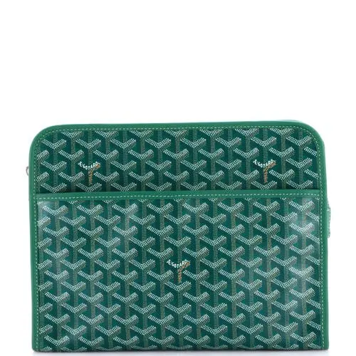Goyard Jouvence Toiletry Pouch Coated Canvas Gm - Green
